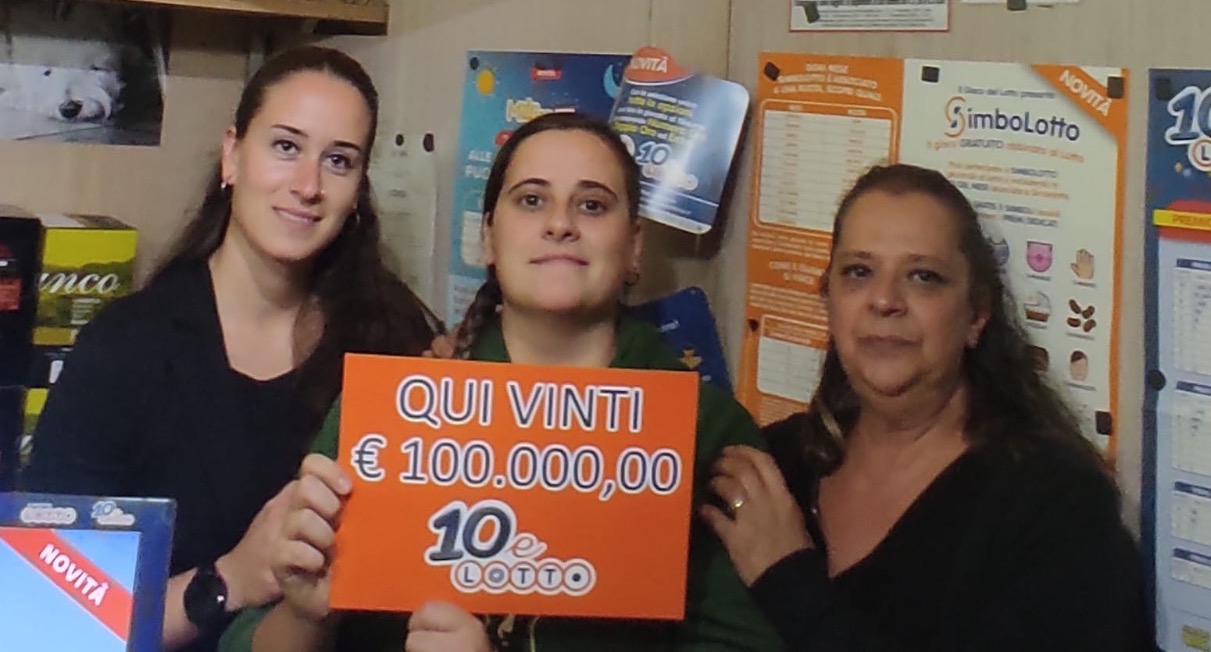 Vince 100 mila euro scommettendo 3 euro al 10 e Lotto - Umbria 24