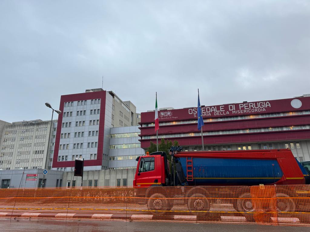 All'ospedale di Perugia via ai lavori nel parcheggio: le foto - Umbria 24
