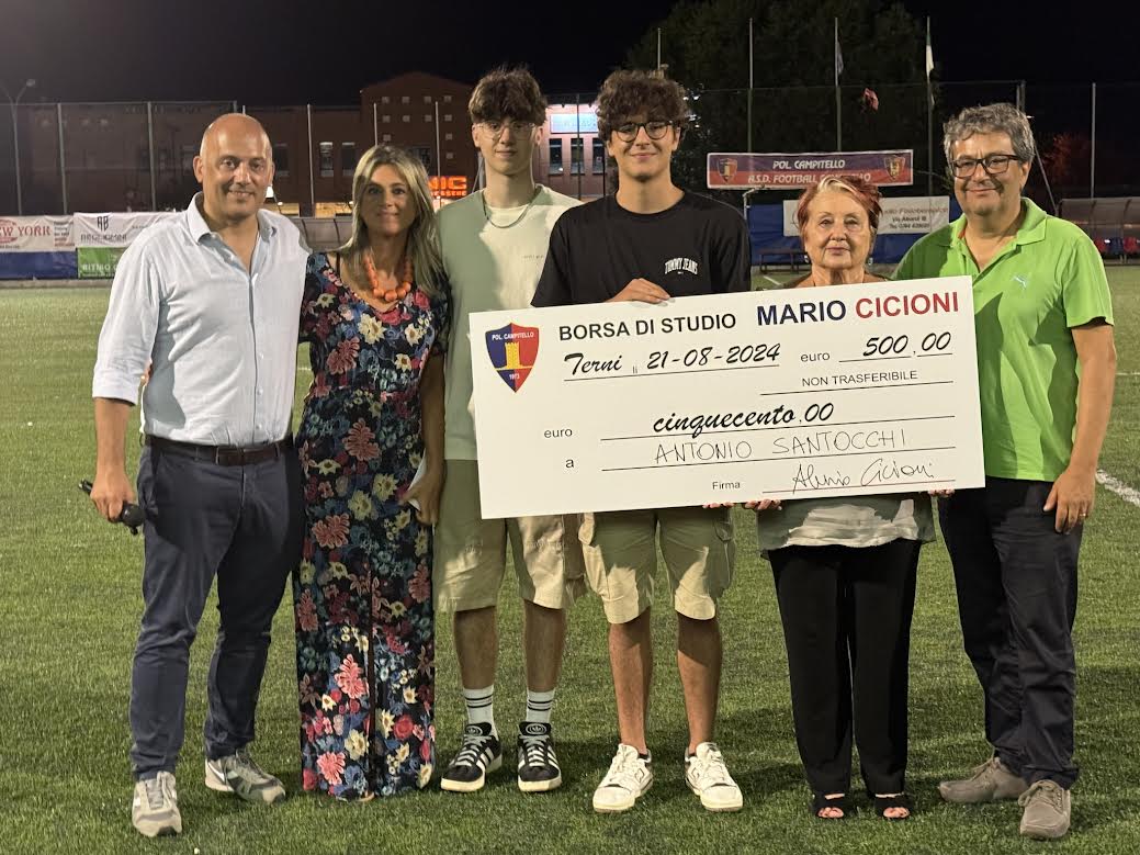 'Memorial Cicioni', vince Terni Fc: premiato il giovane calciatore ...