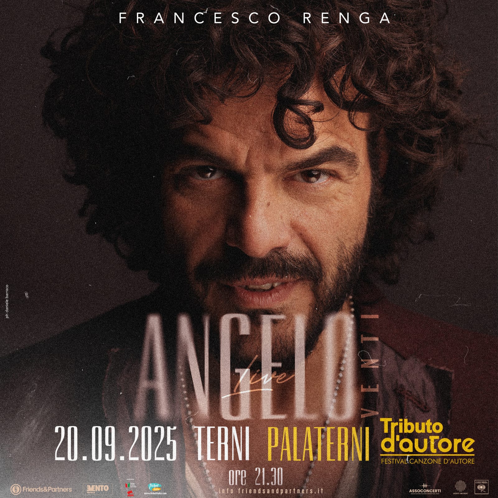 Tributo d'Autore, Francesco Renga festeggia i 20 anni di 'Angelo ...