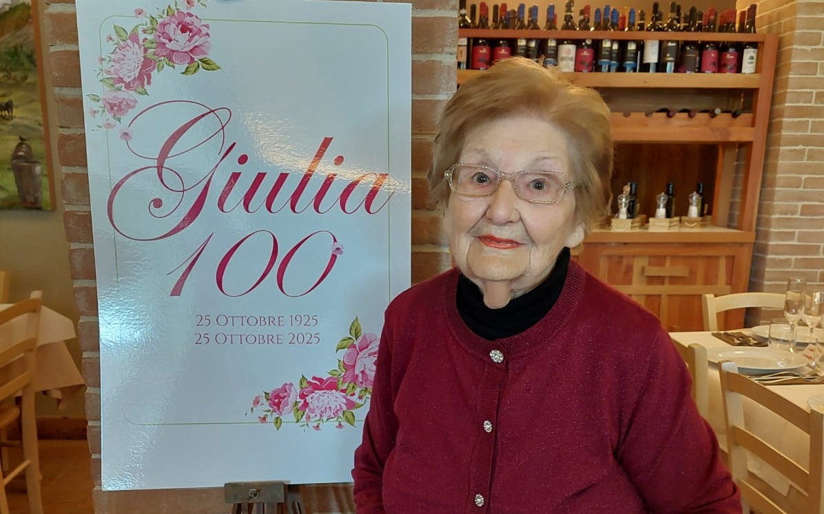 Giulia, 100 anni: «I migliori della vita», tra figli, nipoti e ...