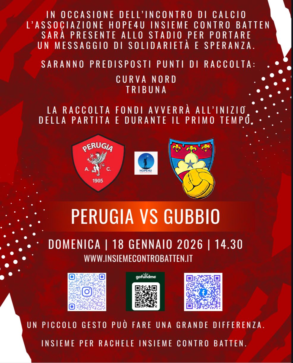 Perugia-Gubbio: la curva Nord scende in campo per Rachele - Umbria 24