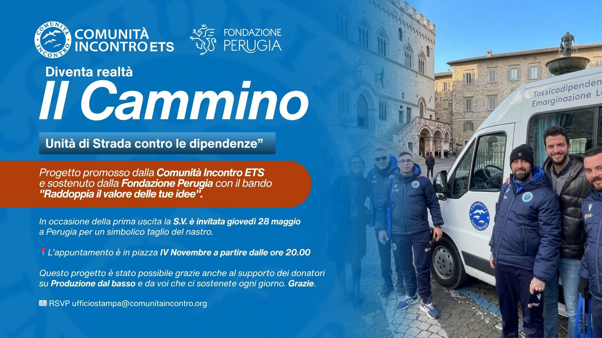 A Perugia una nuova unità di strada contro le dipendenze - Umbria 24