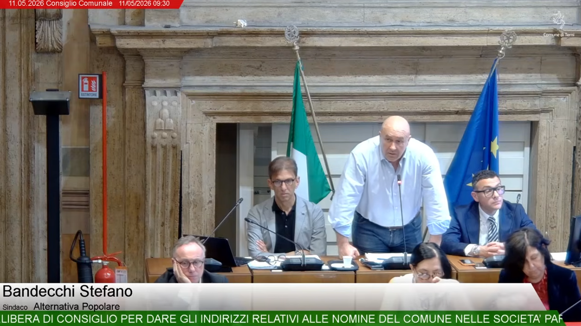 "Caso" Cardinali presidente di Asm Terni, nodo procedura. Bandecchi ...