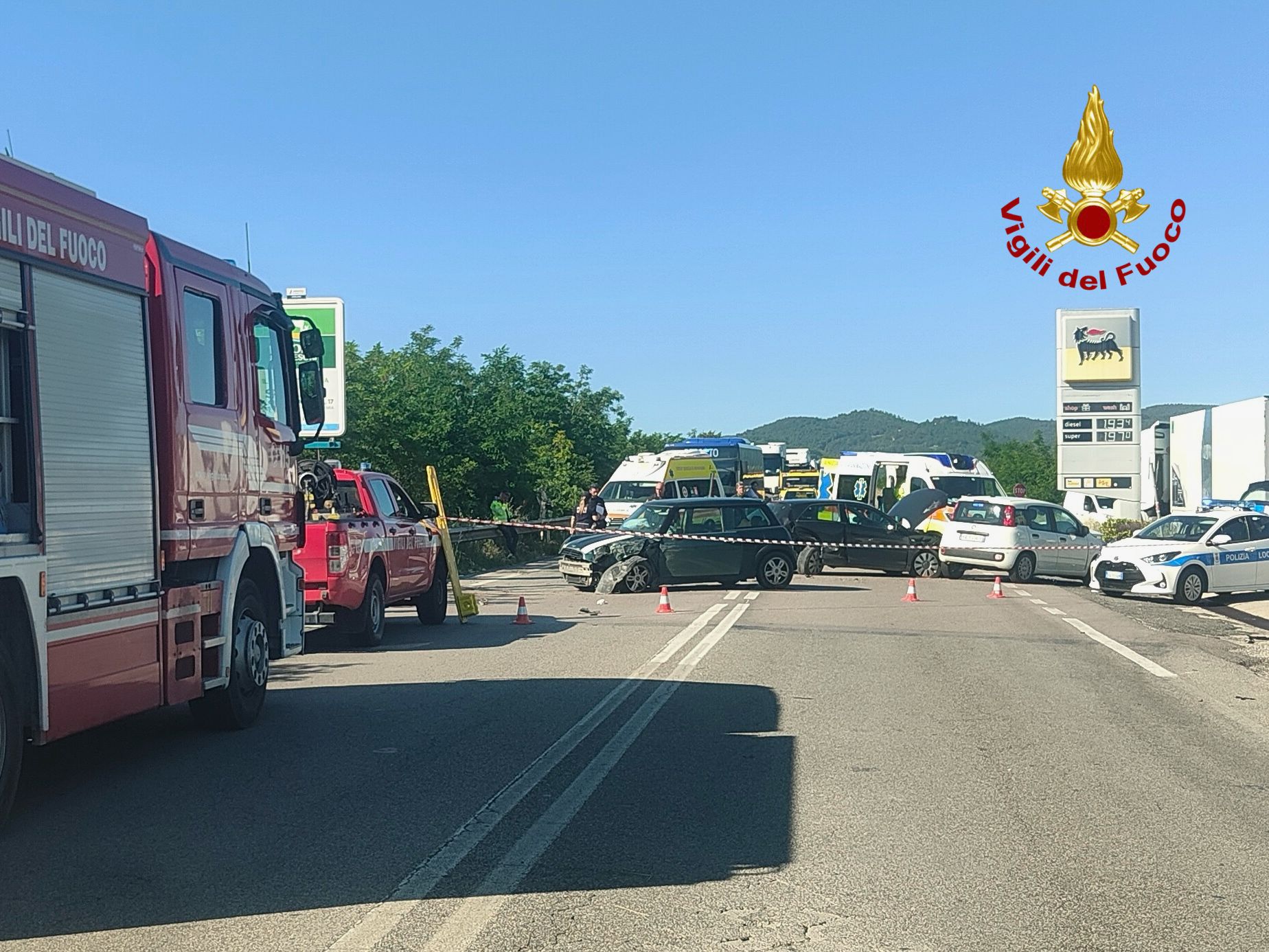 Spoleto, incidente sulla Flaminia: tre feriti tra cui un 22enne ...