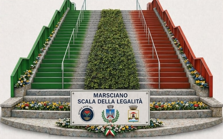 A Marsciano la prima 'scala della legalità' dell'Umbria - Umbria 24