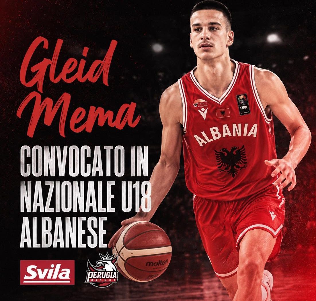 Gleid Mema del Perugia Basket convocato dall’Albania Under 18 - Umbria 24